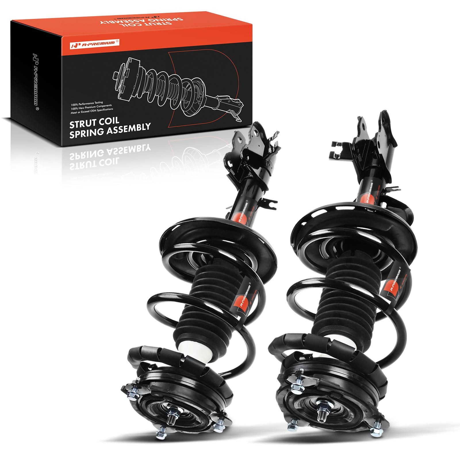 2 Pcs Front Complete Strut And Coil Spring Assembly For Nissan Murano