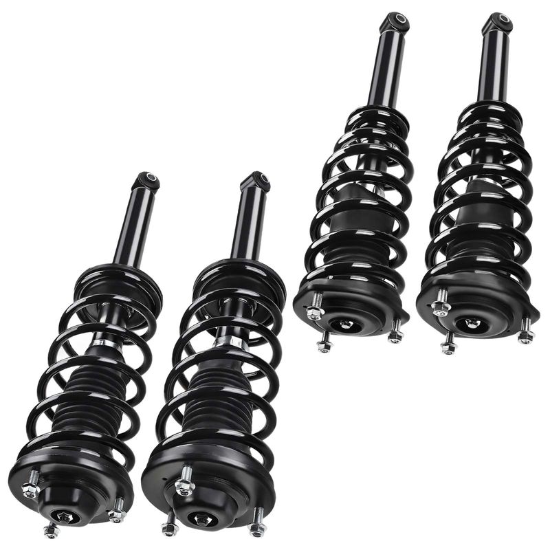 4 Pcs Front And Rear Complete Strut And Coil Spring Assembly For Lexus