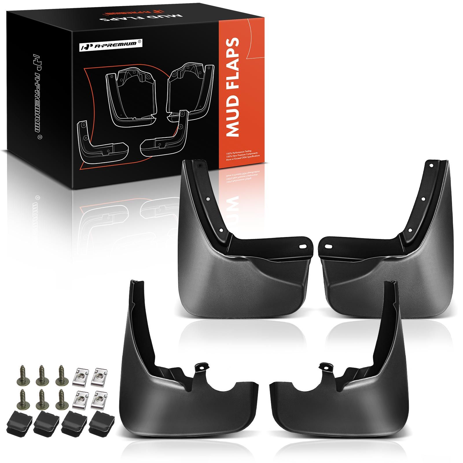 4 Pcs Front & Rear Splash Guards Mud Flaps for Ford Explorer 2019-2023 ...