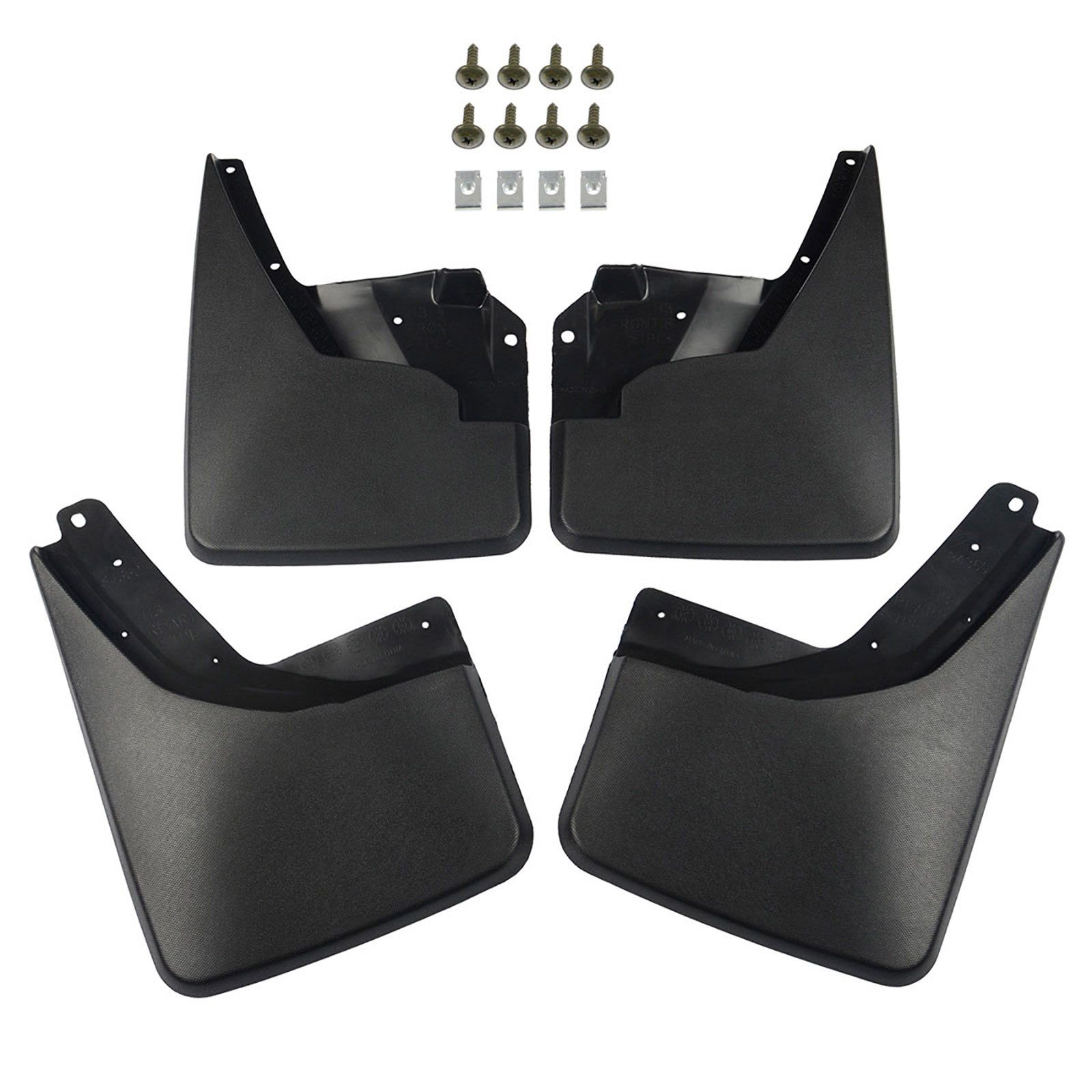 4 Pcs Front & Rear Mud Flaps Splash Guards for 2008 Hummer H3 | A-Premium