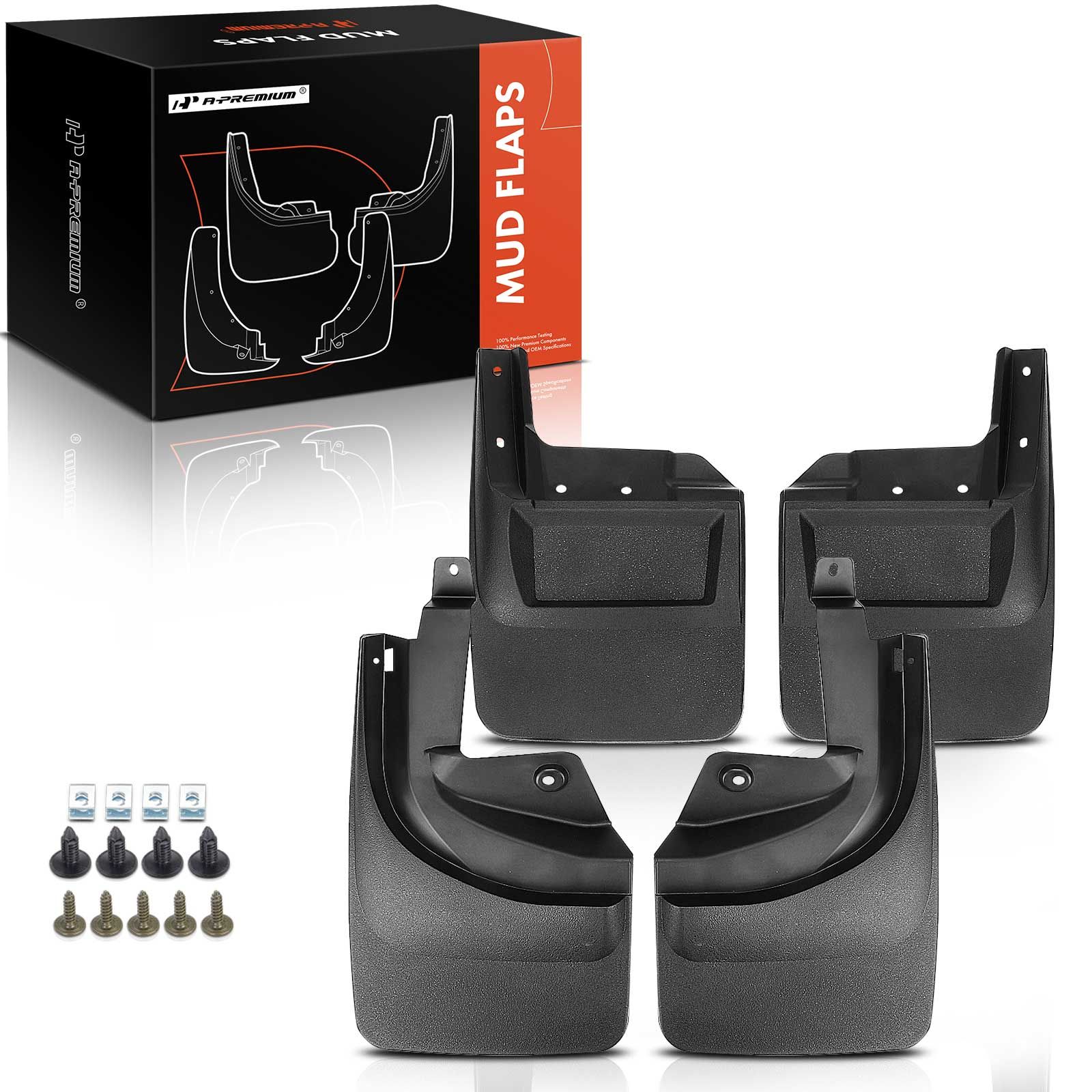 4 Pcs Front & Rear Mud Flaps Splash Guards for 2021 Jeep Wrangler | A ...