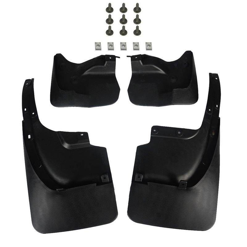 4 Pcs Front & Rear Mud Flaps Splash Guards for Toyota Land Cruiser 200 ...