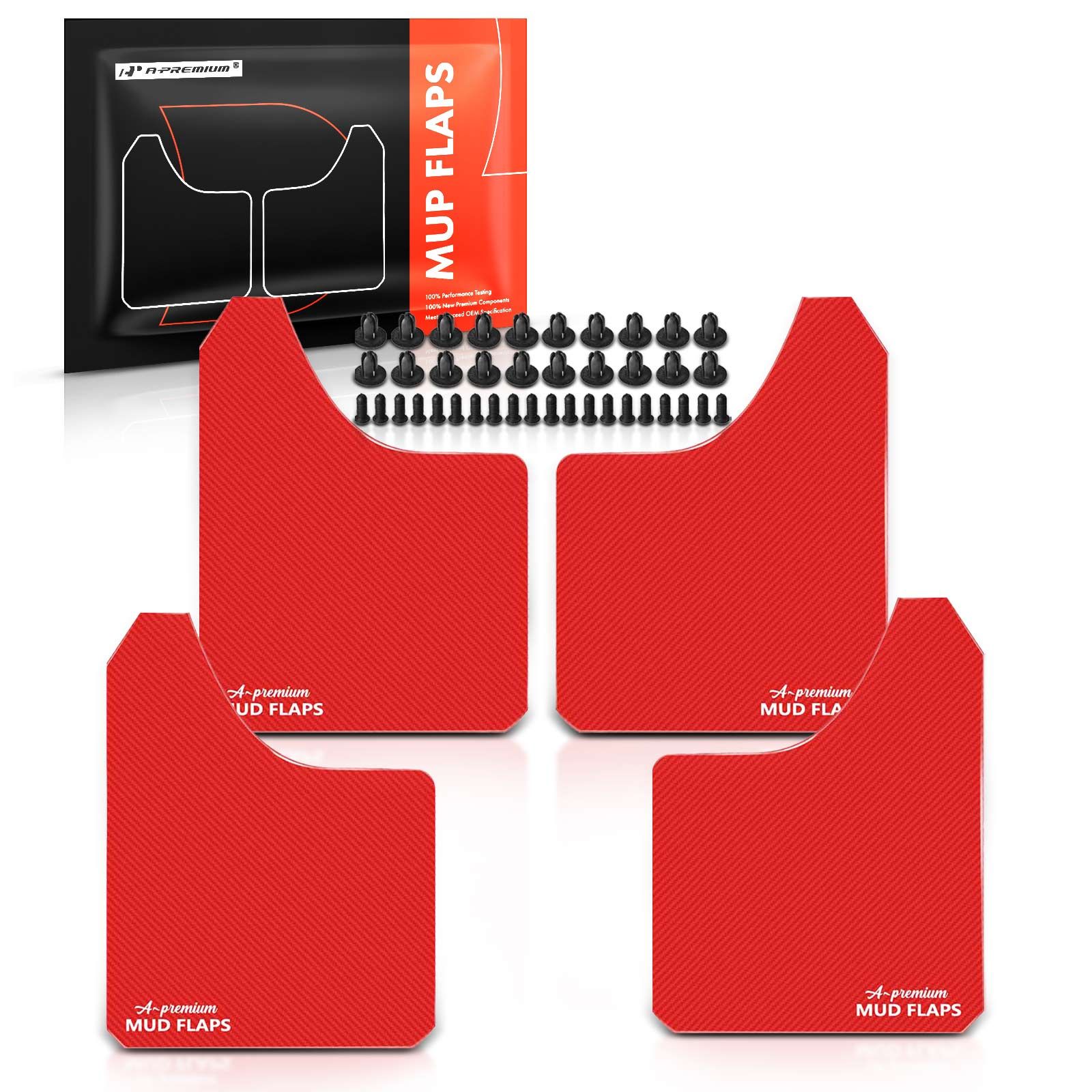 4 Pcs Front & Rear Splash Guards Mud Flaps for Chevy Dodge Ford Toyota ...