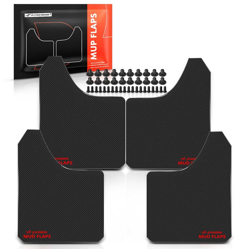 4 Pcs Front & Rear Splash Guards Mud Flaps for Toyota Chevy Ford Buick ...