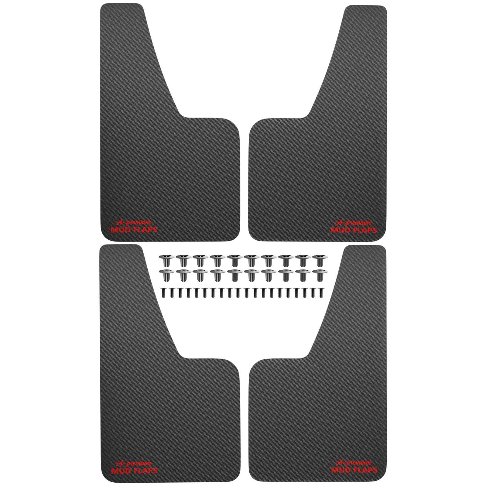 4 Pcs Front & Rear Splash Guards Mud Flaps for Small Car Buick Audi ...