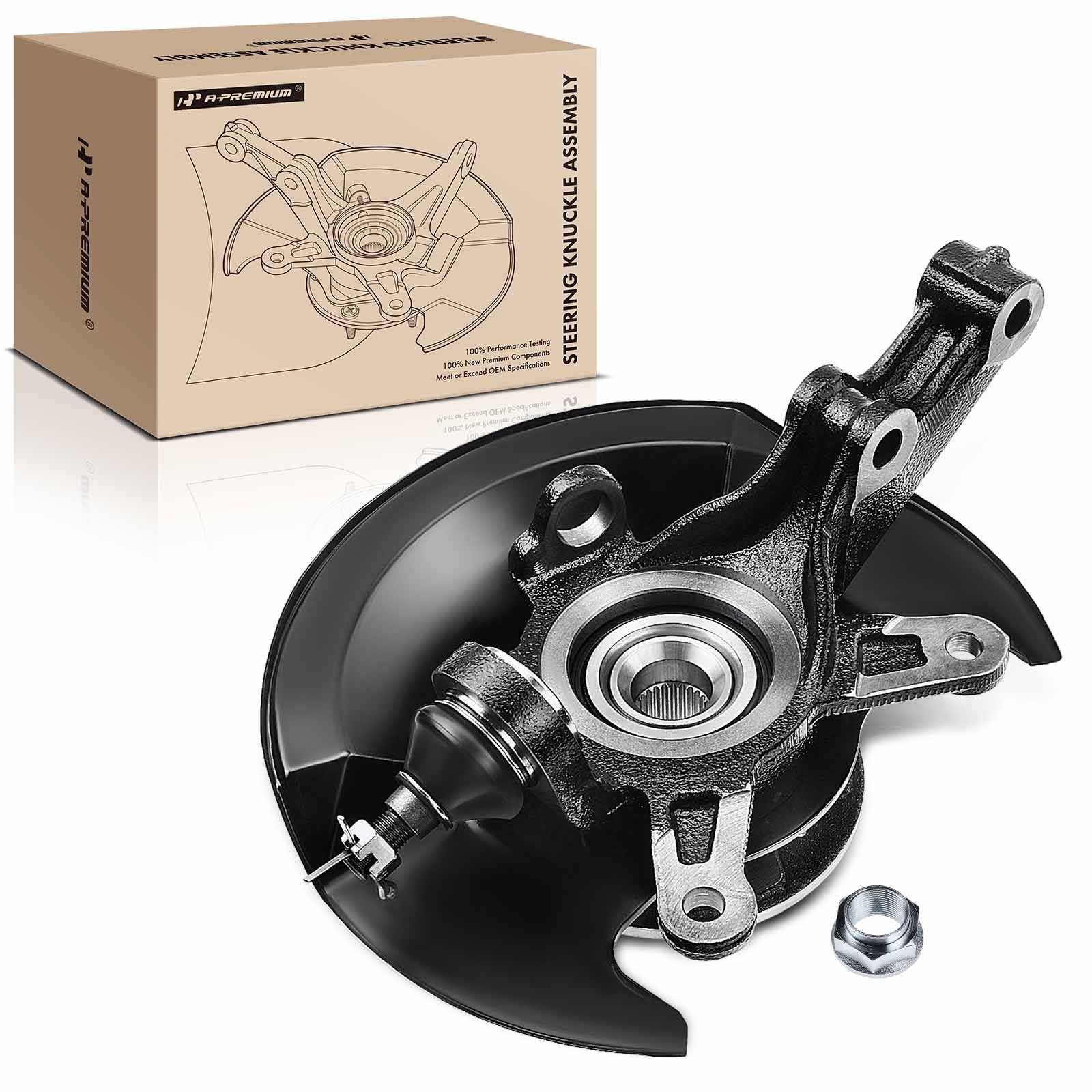 Front Passenger Steering Knuckle Assembly for Honda Civic 01-02 L4 1.7L ...