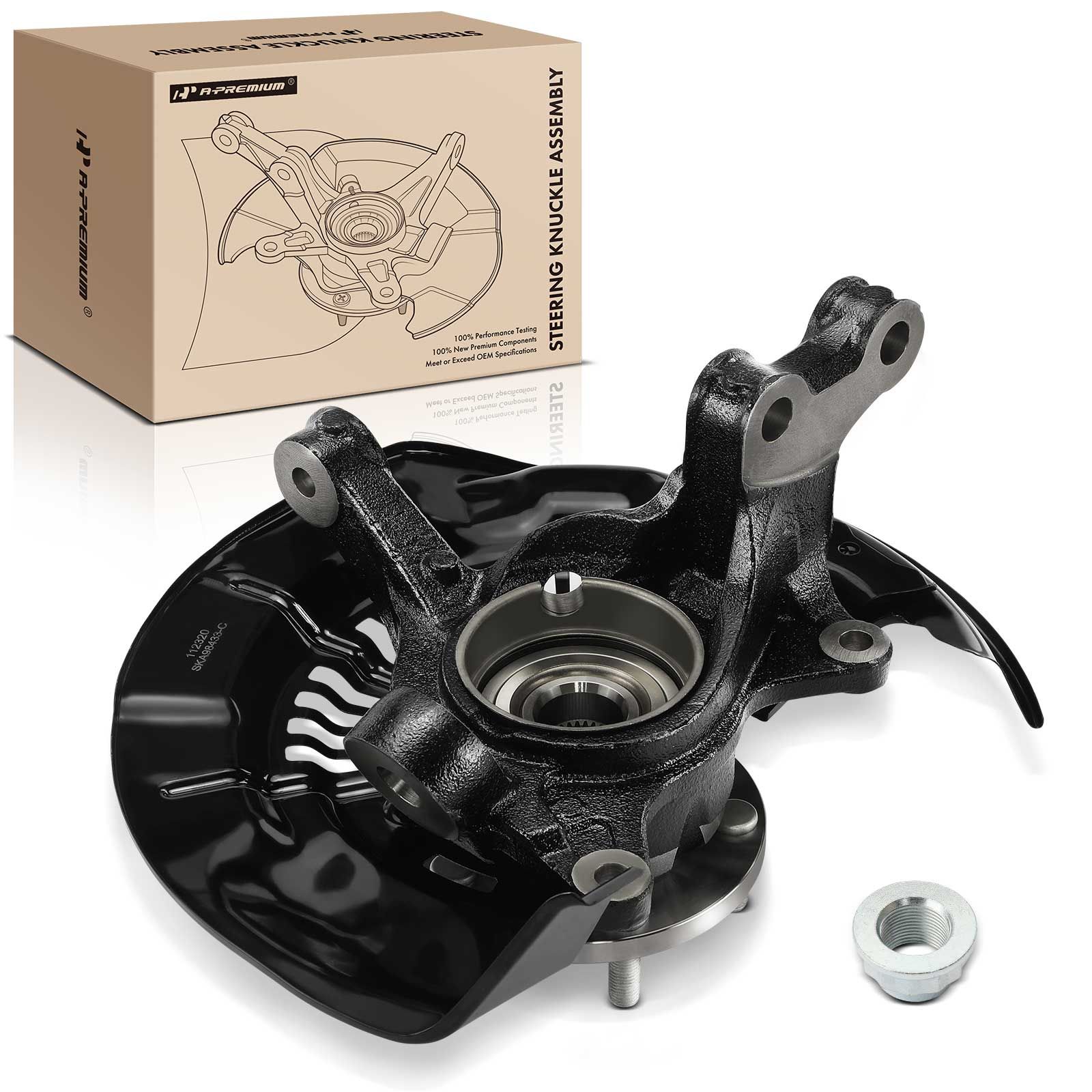 Front Driver Steering Knuckle & Wheel Hub Bearing Assembly for 2015 ...