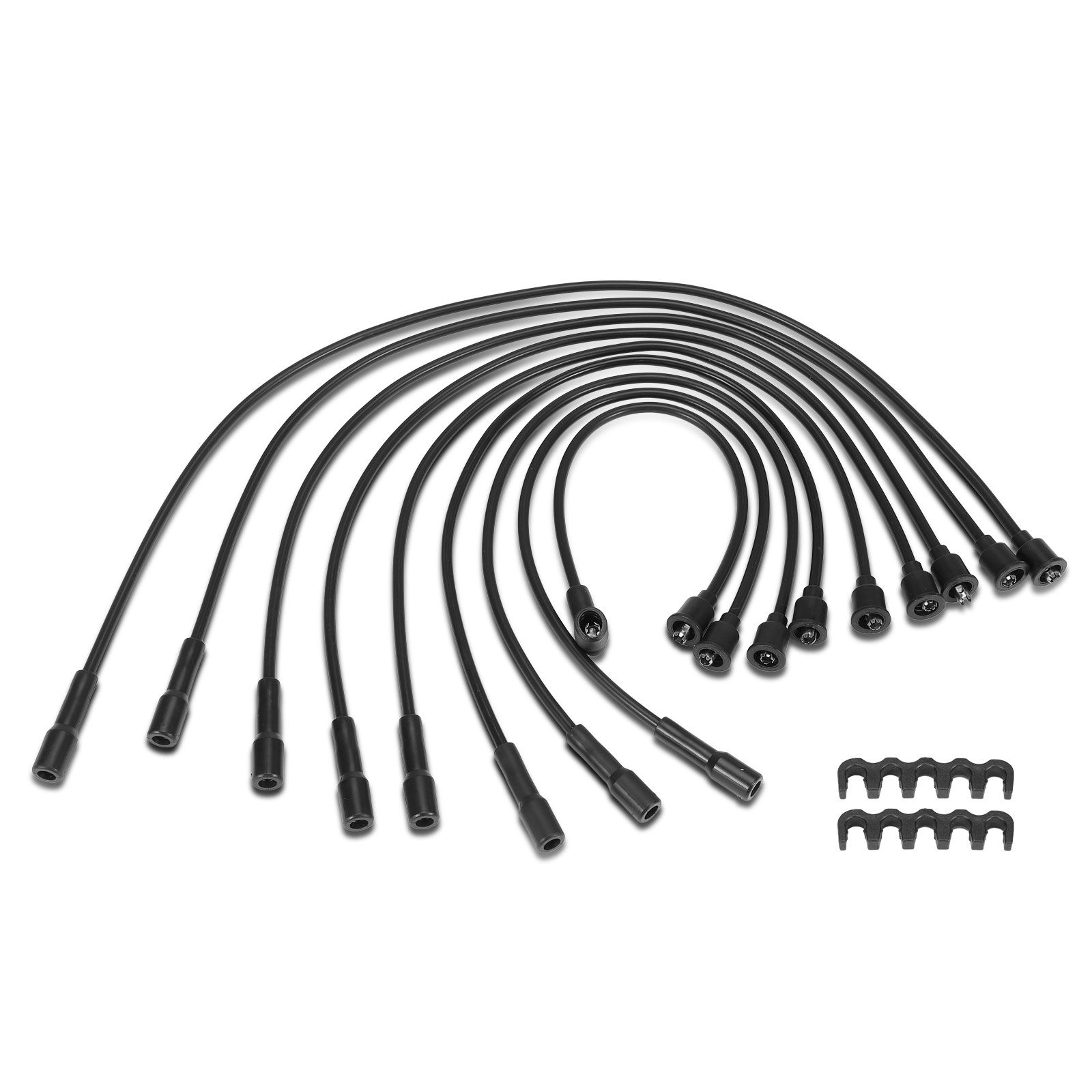 9 Pcs Spark Plug Wire Set for AMC Ambassador Buick Skylark Jeep J-2500 ...