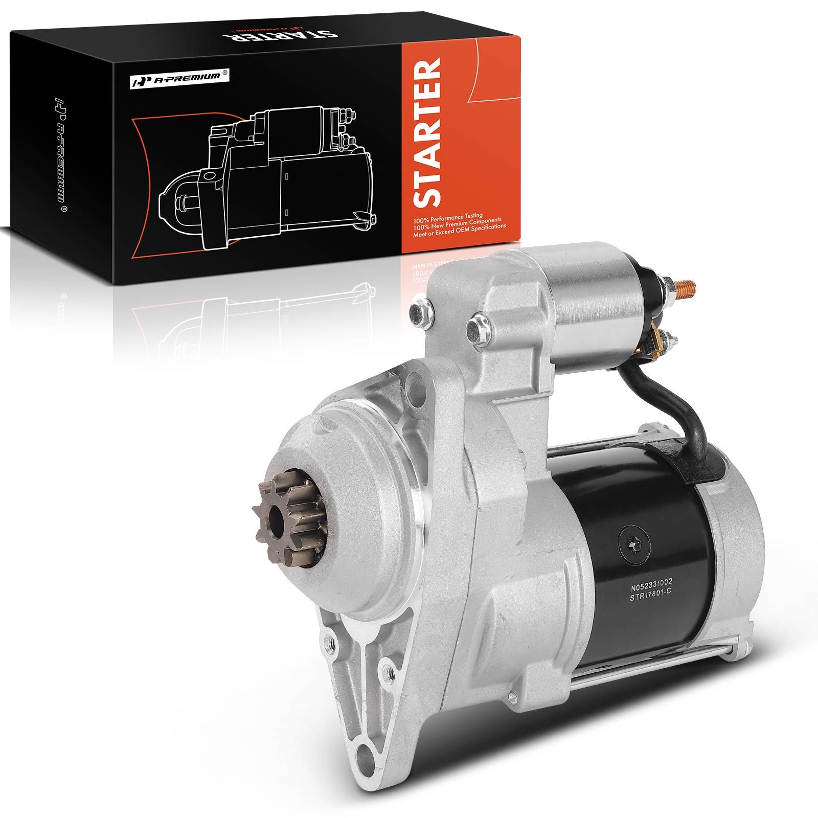 Starter Motor 2.2KW 12V CW 9 Teeth for 2011 Chevrolet Silverado 3500 HD ...