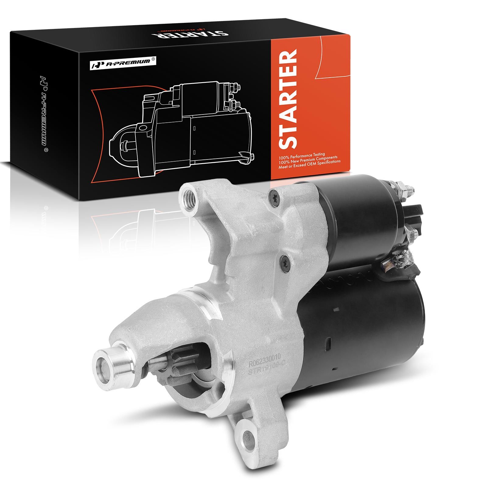 Starter Motor 1.4KW 12V CW 10 Teeth for Audi A5 Quattro 2008 Q5 2009-2012 S5 | A-Premium