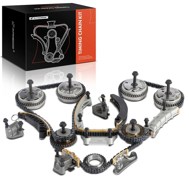 19 Pcs Engine Timing Chain Kit for Chevy Impala Malibu GMC Cadillac ...