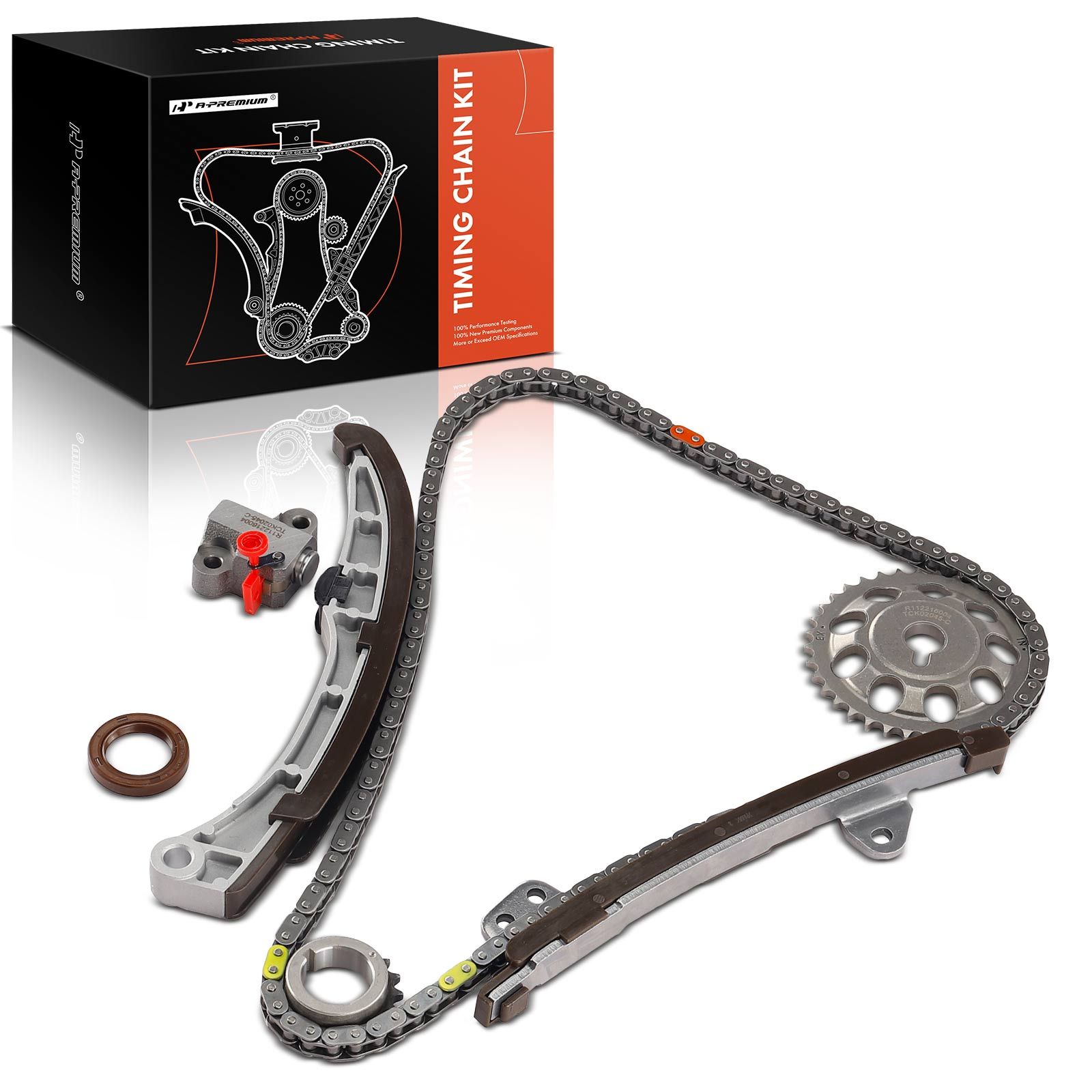 7 Pcs Engine Timing Chain Kit for Toyota Yaris 06-15 Prius Echo Scion ...