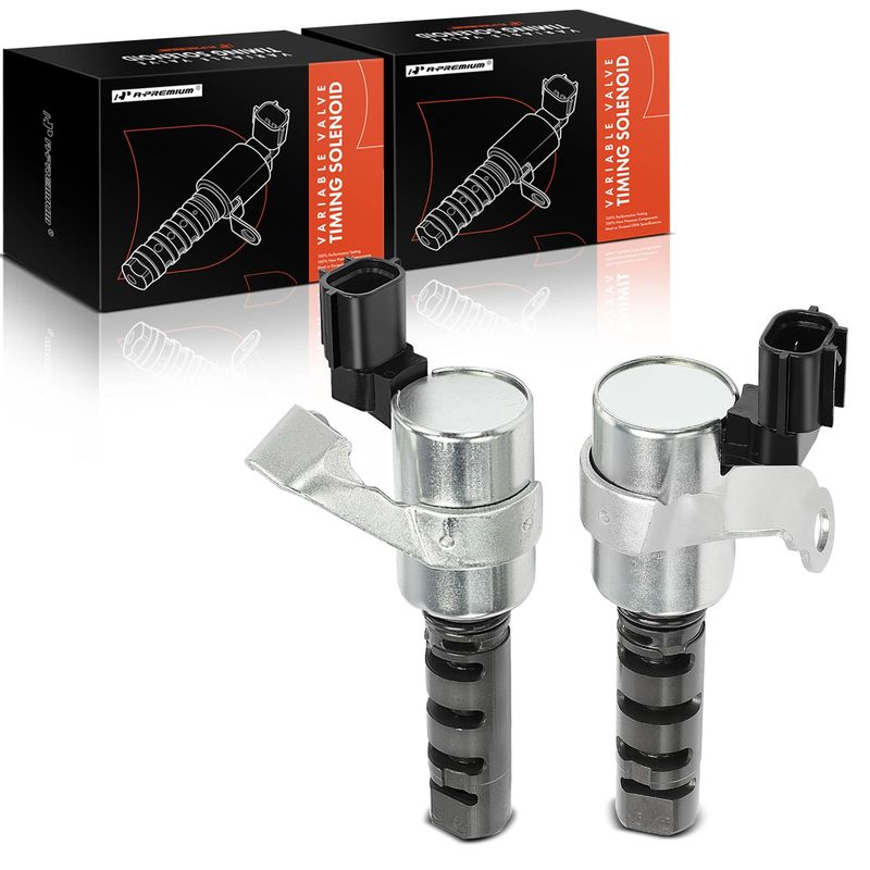 2 Pcs Left & Right Engine Variable Valve Timing VVT Solenoid for Toyota 4Runner Tacoma | A-Premium