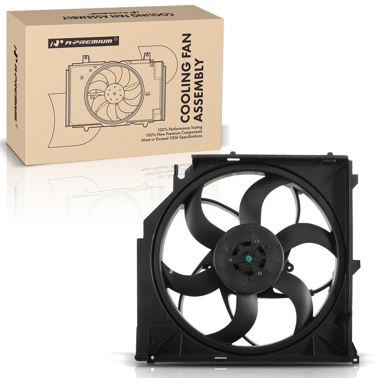 Radiator Cooling Fan Assembly 400W for BMW E83 X3 2004-2010 | A-Premium
