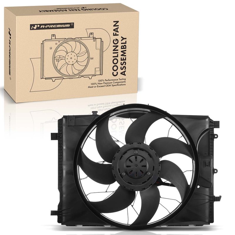 Radiator Cooling Fan for Mercedes-Benz W212 W204 C350 E350 SL400 | A ...