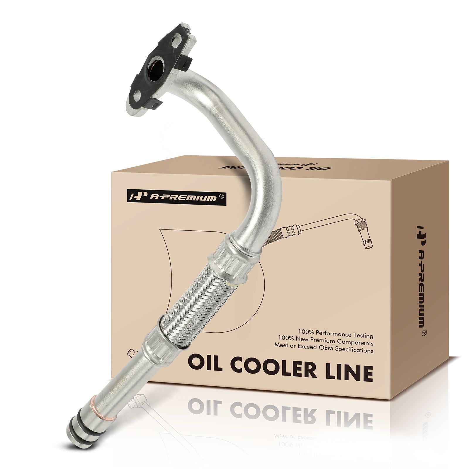 Right Lower Turbocharger Oil Return Line for Ford Explorer Taurus Flex ...