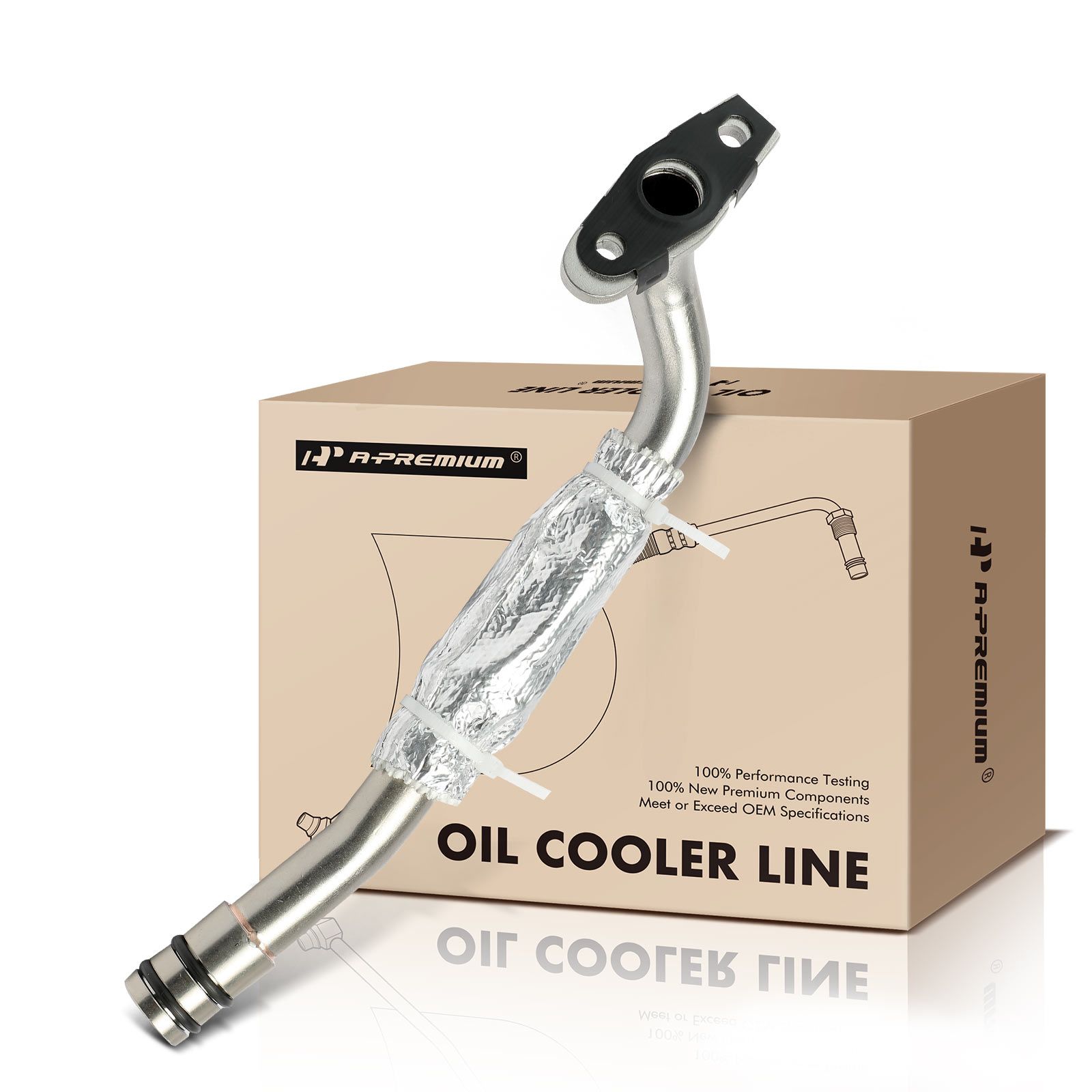 Left Lower Turbocharger Oil Return Line for Ford Explorer Taurus Flex ...