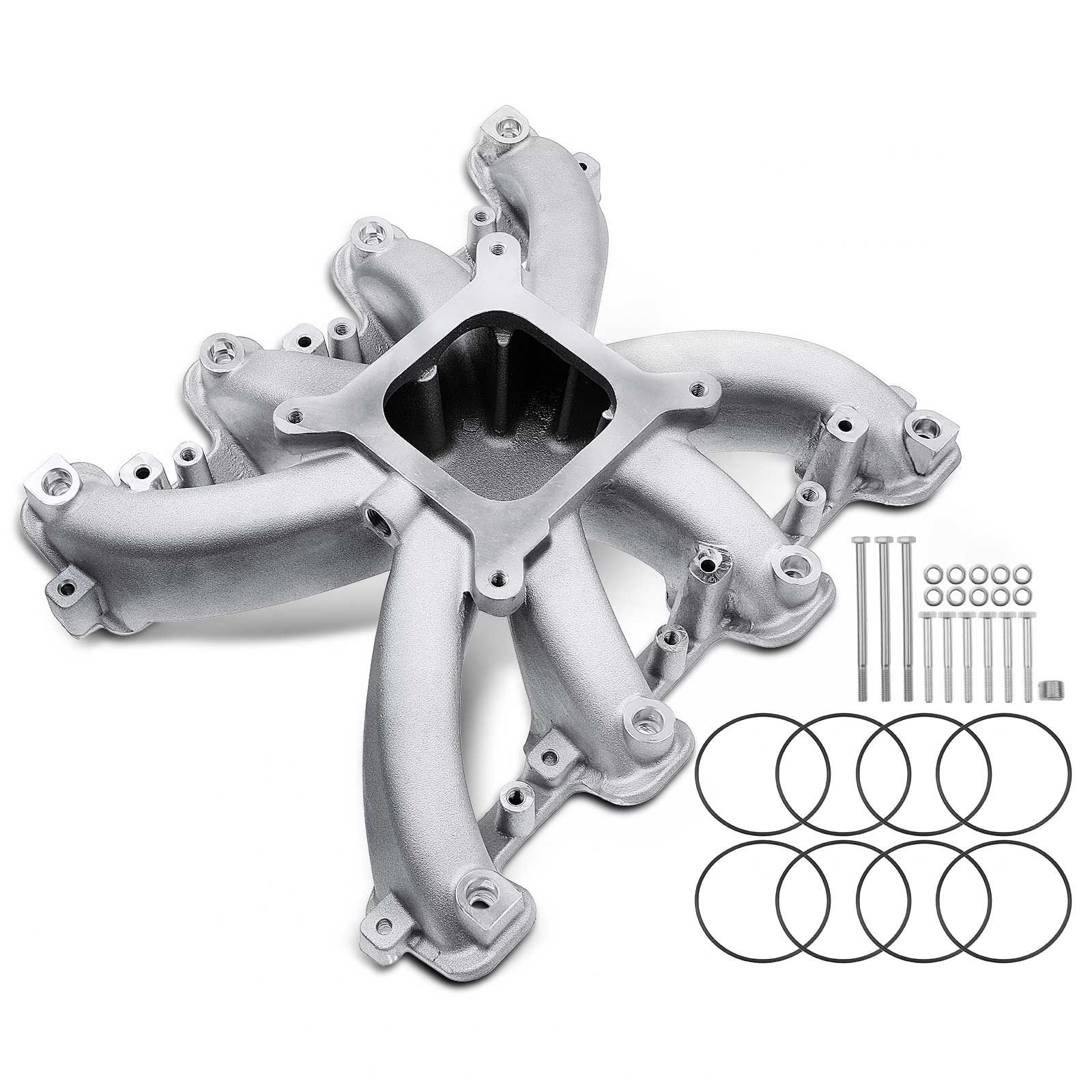 EFI Single Plane Mid-Rise Intake Manifolds for GM LS3 L92 Rectangle ...