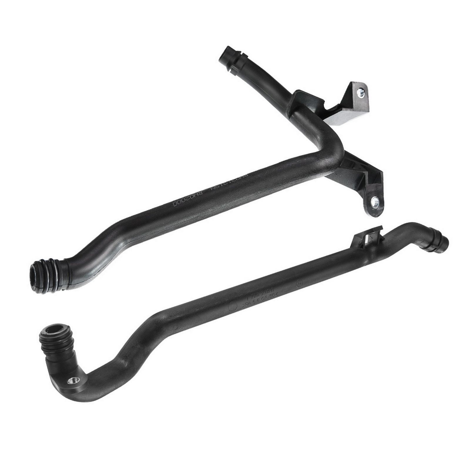 2 Pcs Engine Heater Inlet & Water Coolant Pipe for BMW E46 E83 X3 E53 ...