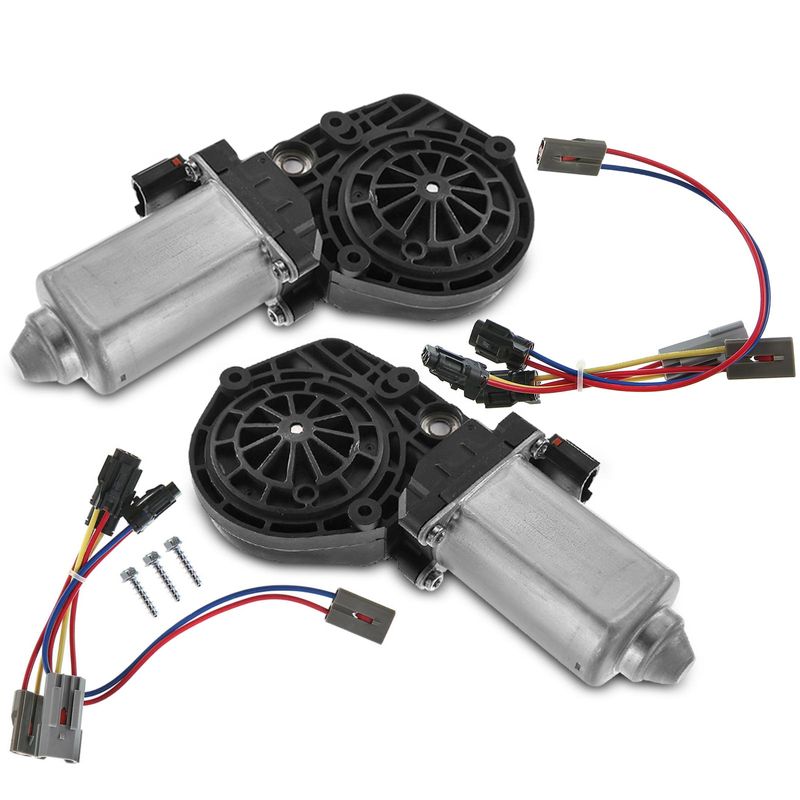 2 Pcs Window Motor for Ford F-150 1997-2003 F-250 F-350 Lincoln ...