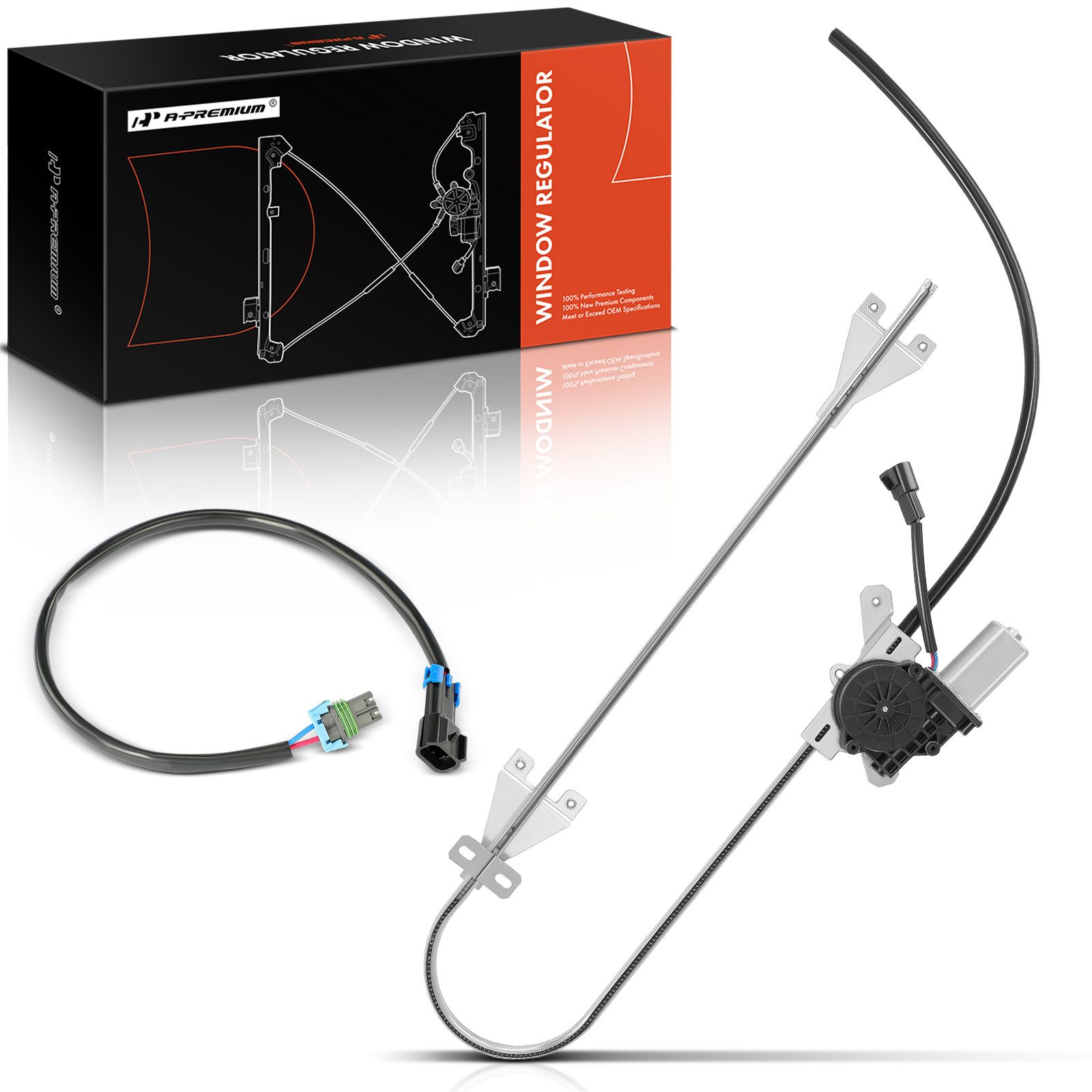 Front Driver Power Window Motor & Regulator Assembly for Kenworth T700 ...