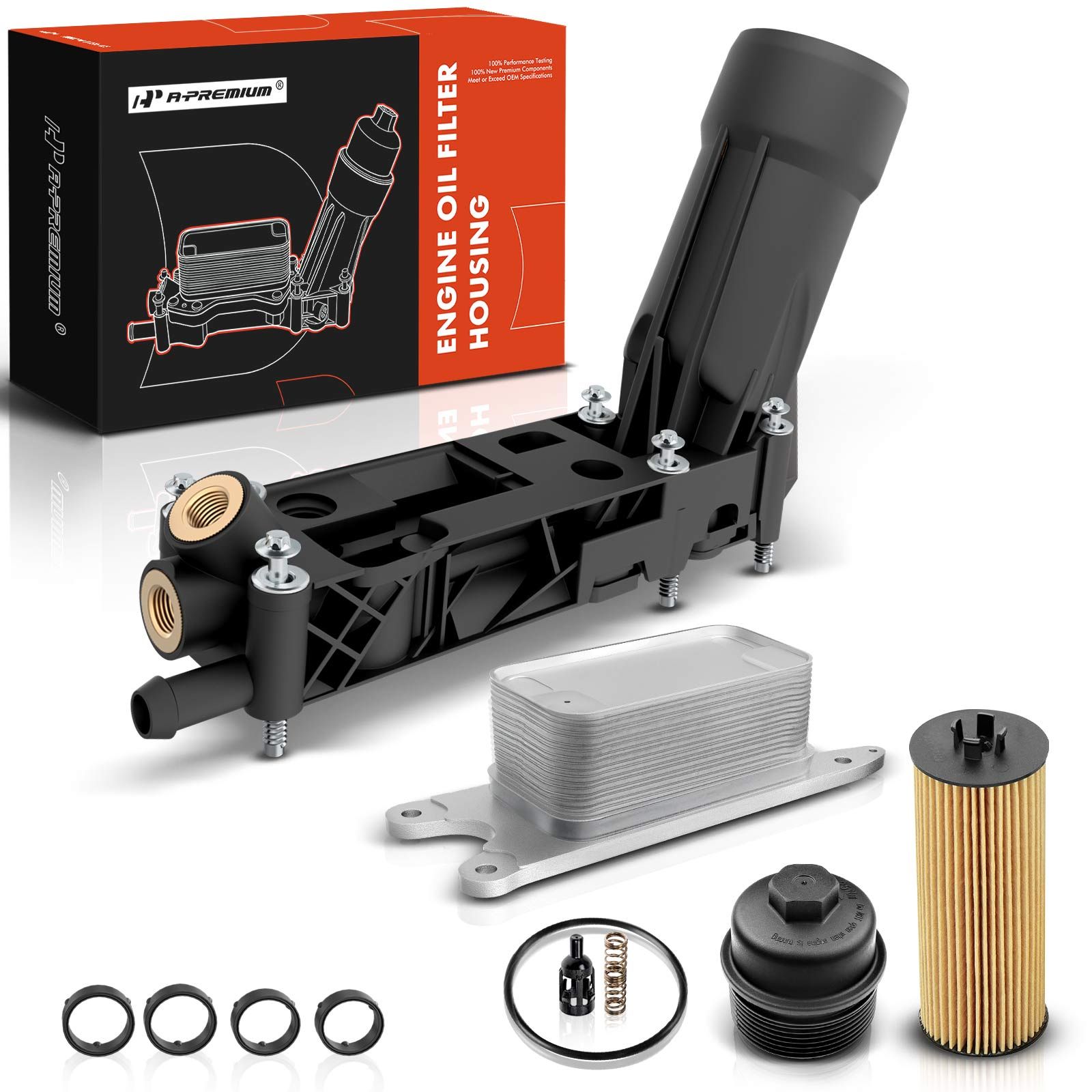 Oil Cooler Filter Adapter Housing for Chrysler Dodge Jeep 3.6L 11-13 ...