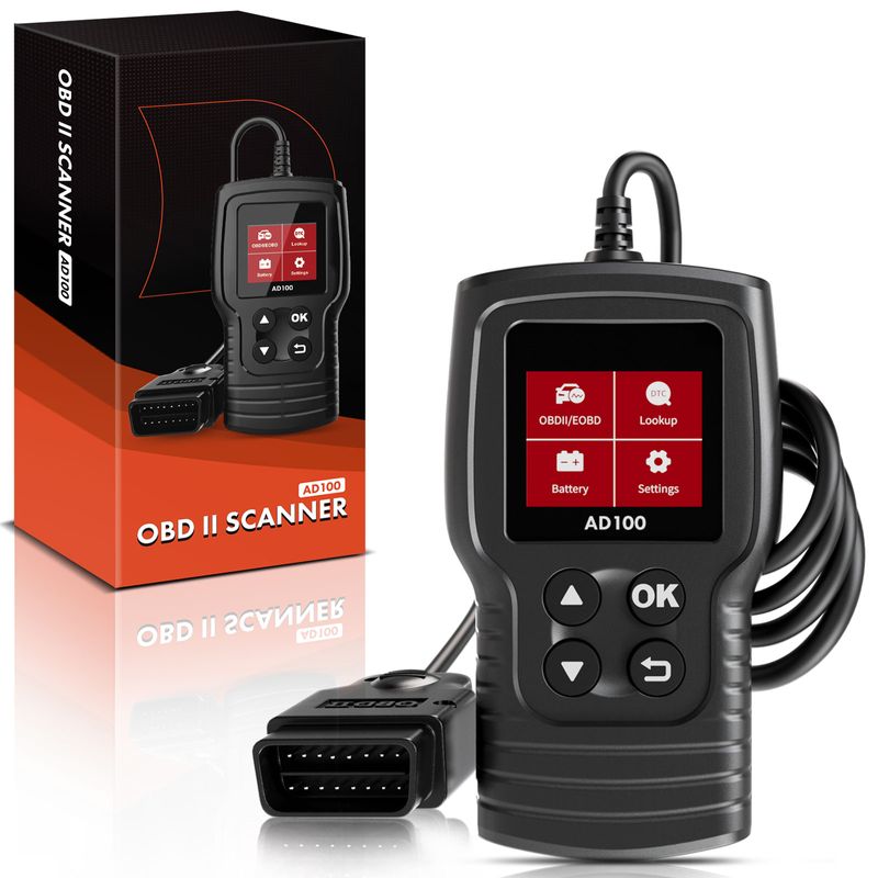 A-PREMIUM AD100 Car Fault Code Reader OBD2 Scanner Engine Diagnostic ...