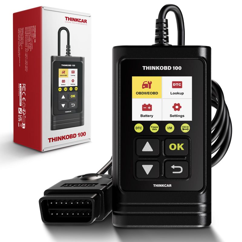 THINKCAR OBD2 Scanner, ThinkOBD 100 Engine Fault Code Reader With Full ...